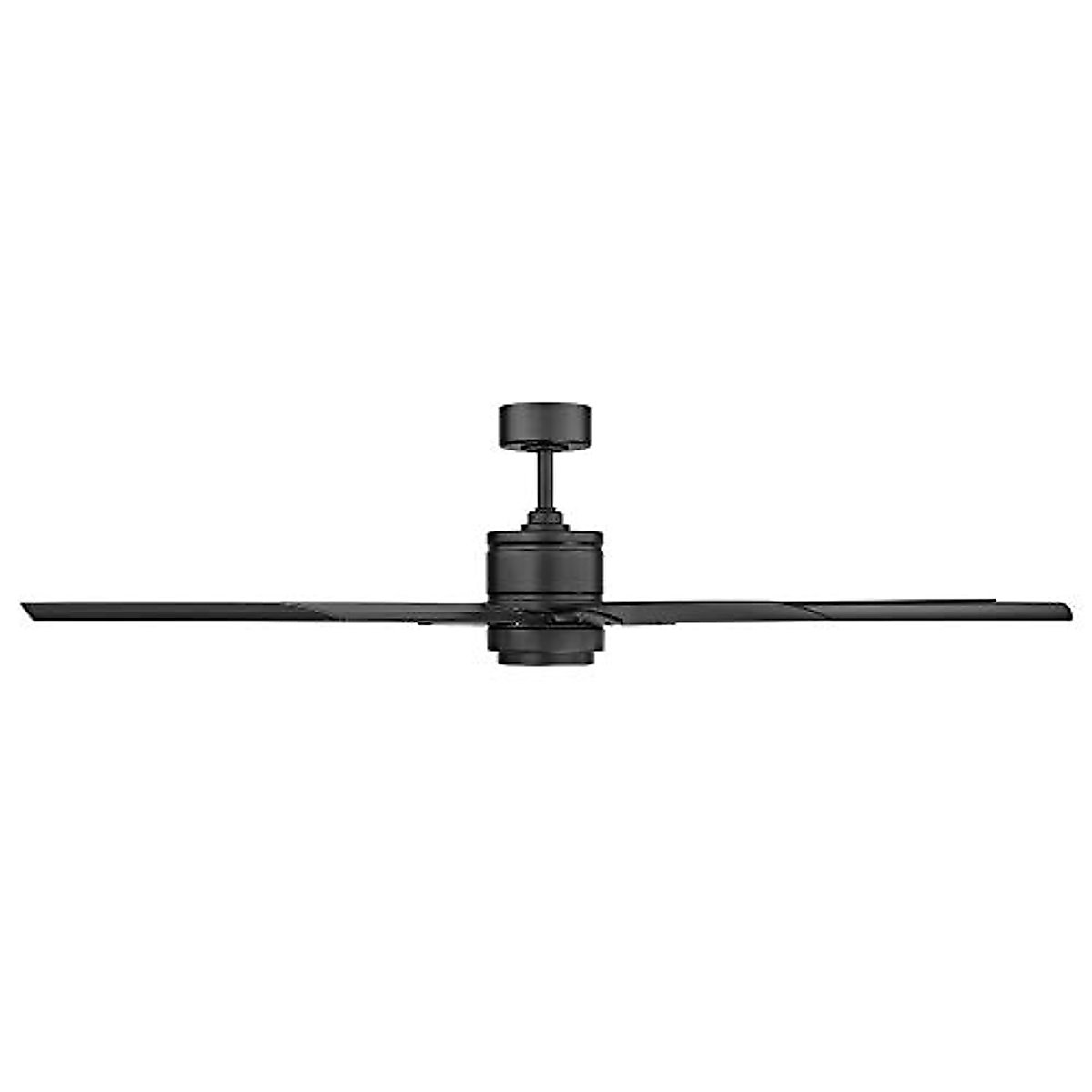 Renegade Smart Indoor and Outdoor 8-Blade Ceiling Fan 66in Matte Black with 3000K LED Light Kit and Remote Control works with Alexa, Google Assistant, Samsung Things, and iOS or Android App