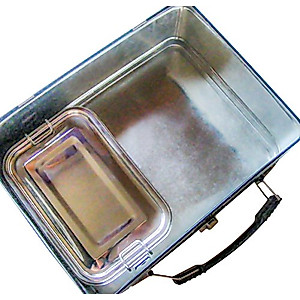 Stainless Steel Leak-Proof Lunch Container For Kids and Adults - BPA Free - Back to School - Dishwasher Safe - Holds 2 Cups - Eco Friendly - Lid Clamps - Great for Camping Hiking