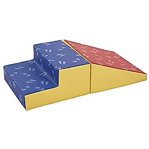 ECR4Kids SoftZone Junior Little Me Climb and Slide, Beginner Climber, Assorted, 2-Piece