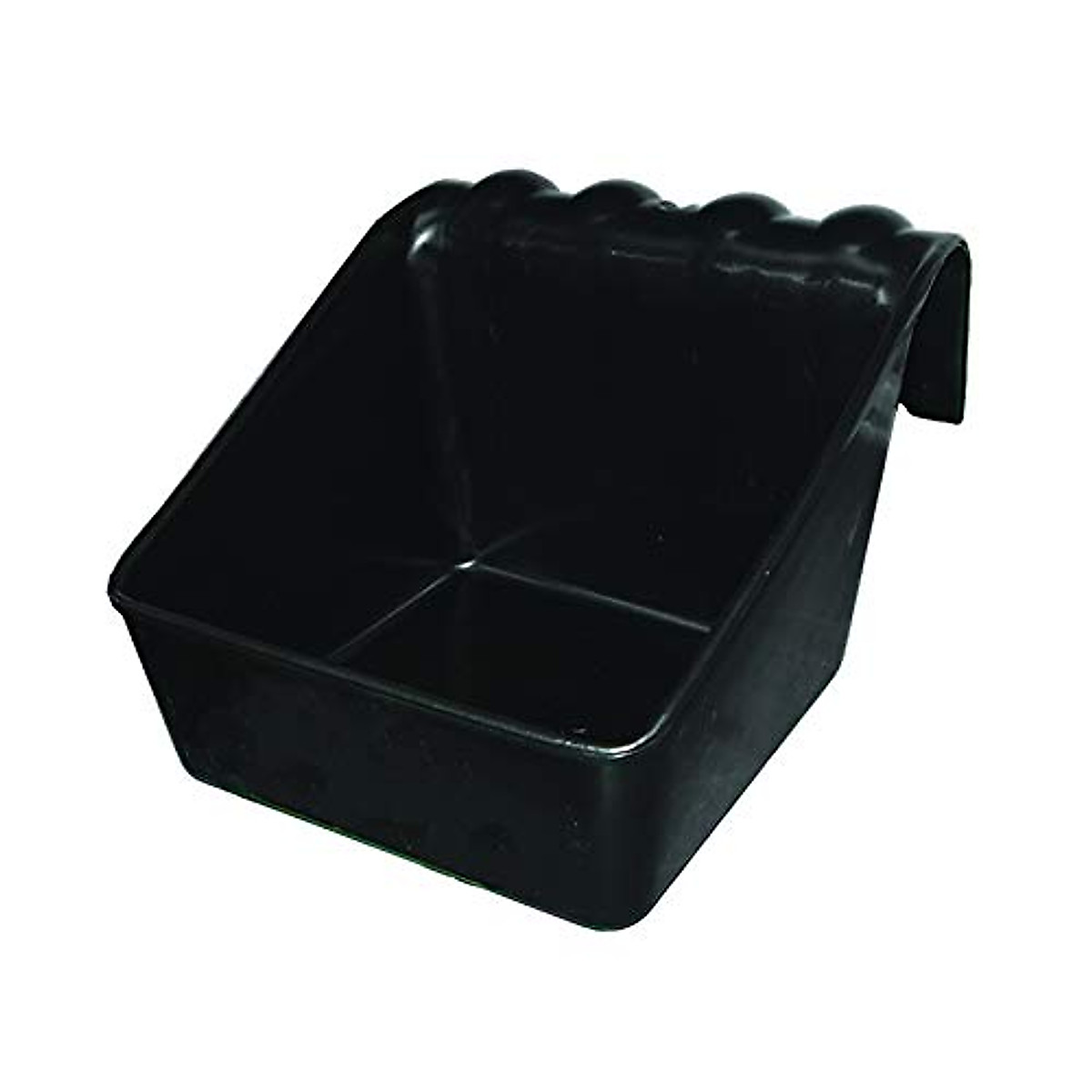 Little Giant SBPU Universal Block Holder and Feeder; Grain/Supplement Feeder for Cattle, Horses, Goats, Sheep, Alpacas & Llamas; Polypropylene Plastic, Holds 50-Lb or 6.5 Quarts, 12.63"x14.25"x9.69"