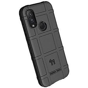 Nakedcellphone Special Ops Series Compatible with Verizon Kyocera DuraSport 5G UW Phone (C6930) Case, Tactical Armor Rugged Shield Cover [Anti-Fingerprint, Matte Grip Texture] - Black
