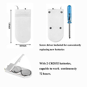 15 Pack Fairy Lights Battery Operated, 10ft 30 LED Mason Jar Lights Silver Wire Waterproof Firefly Mini Led String Lights for Table Party Wedding Centerpiece DIY Crafts Christmas Decor