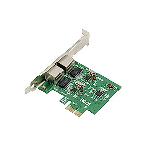X-MEDIA XM-NA3820 PCI-E 2-Port Dual 10/100/1000Mbps Gigabit Ethernet PCI Express (PCIe x1) Server Network Card/Network Adapter, Realtek RTL8111F Chipset, Windows 11 & Linux Supported