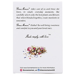 Bonne Maman Organic Herbal Tea Dream: Verbena, Damask Rose & Lavendar Blend, 16 Tea Bags (Pack of 1)