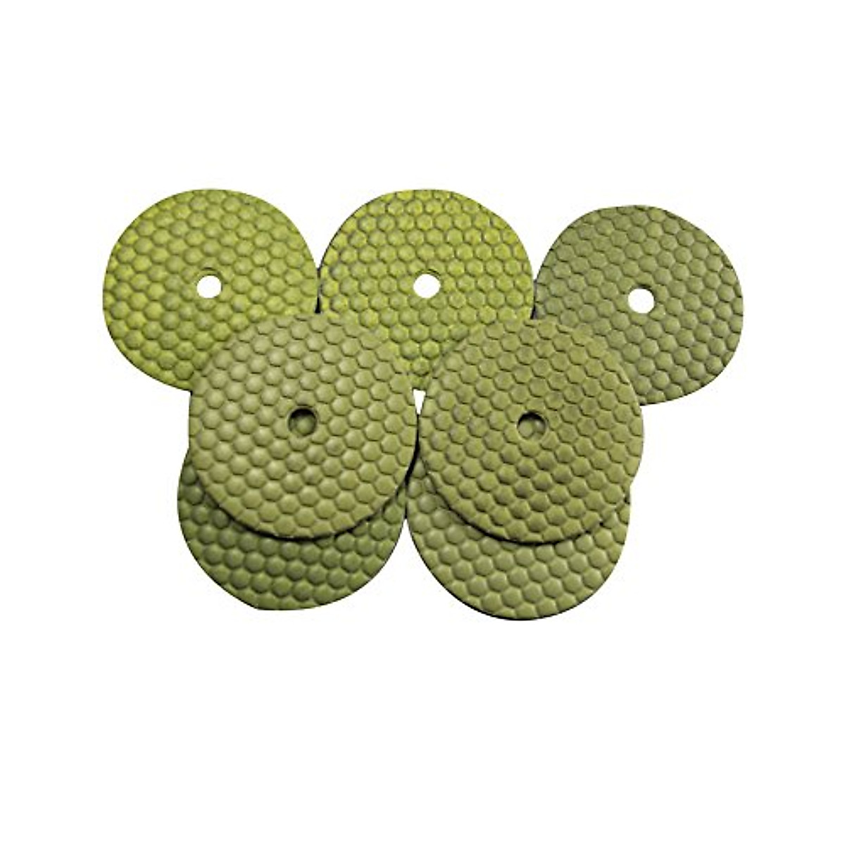 Konfor Diamond Polishing Pads 4 inch Dry/Wet 7 Piece Set for Granite Travertine Concrete Quartz Terrazzo Engineered Stone Countertops