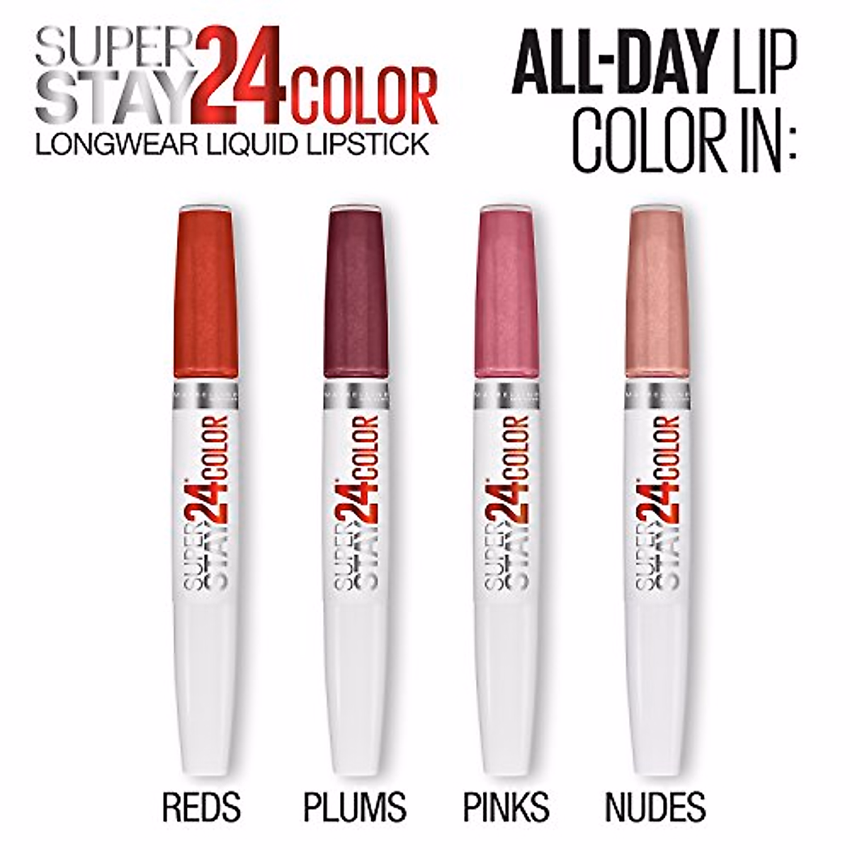 Maybelline SuperStay 24, 2-Step Liquid Lipstick, Loaded Latte