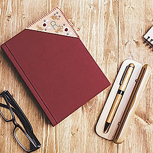 MEGREZ Hand Embroidered Corner Bookmark, Felt Triangle Corner Bookmark Reading Accessories for Book Lovers, Students Gifts, 4 Sets (Spring, Summer, Fall, Winter)