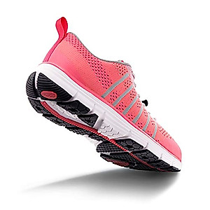 Apex Shoe's A7200W Breeze Athletic Knit Sneaker Running, Pink, 8.5 XX-Wide