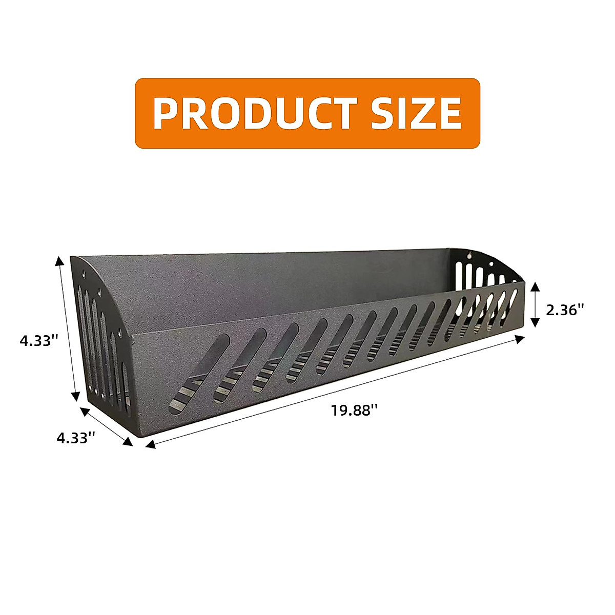 NAFCOOL Magnetic Spice Fridge Rack Shelf Organizer for Refrigerator, 4 Packs Moveable Magnetic Seasoning Organizer Shelves Kitchen Gadgets for Refrigerator Microwave Oven Washer, 19.88” Long