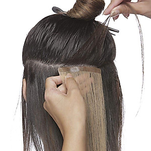 Sunset Pure Beaute' Ultra Premium Tape Hair Extensions - 14 Inches Color #6