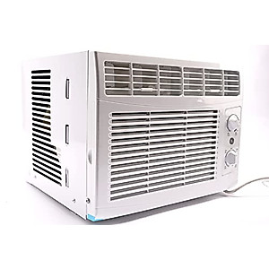 GE AHV05LZ Window Air Conditioner with 5050 BTU Cooling Capacity, 115 Volts in White OPEN BOX