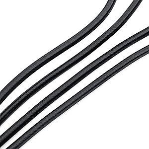 N/A Three-Meter Portable Black Rope, High-Strength Nylon Halter Rope Head Horse Control Accessory Horse Riding Equipment