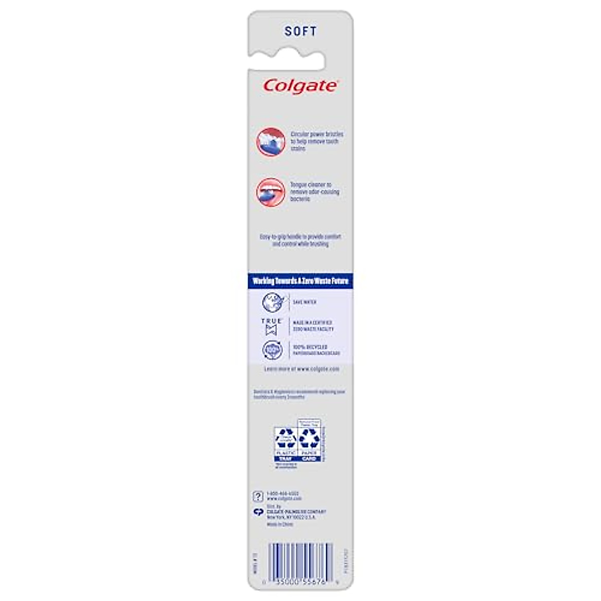 COLGATE Extra Clean Toothbrush Soft, Soft Toothbrush, Bulk Toothbrushes, Travel Toothbrush, (Case of 72) (Model Number: 155676)