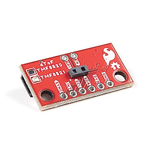 SparkFun Qwiic Mini dToF Imager - TMF8821-5000mm Detection Range - Board Dimensions 0.5in to 1in - 3x3 4x4 3x6 multizone Output Data - Very Wide dynamically Adjustable Field of View - VCSEL - SPAD