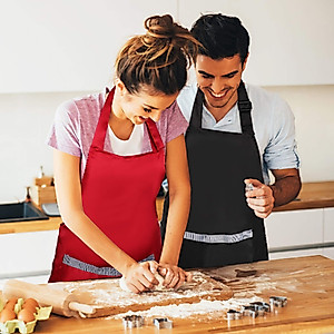 Zihuatailor Waterproof Aprons for Men Dog Grooming Dishwashing, Womens Cooking Apron with Pockets