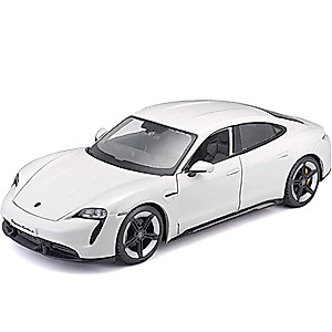 Bburago B18-21098 1:24 Porsche TAYCAN, White