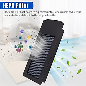 16PCS Replacement Parts HEPA Filter Dust Bag for Ecovacs Deebot X2, X2 Omni, X2pro, DEX86 Vacuum Cleaner Spare Parts, 4 Side Brush, 4 Hepa Filters, 4 Mop Pads, 4 Dust Bags