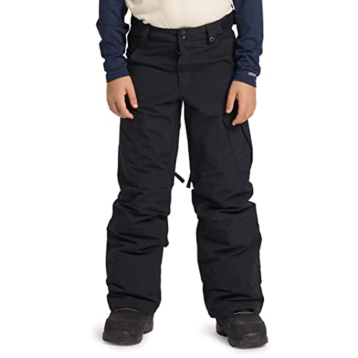 Burton Boys' Exile Cargo Snow Pant, True Black W20, Medium