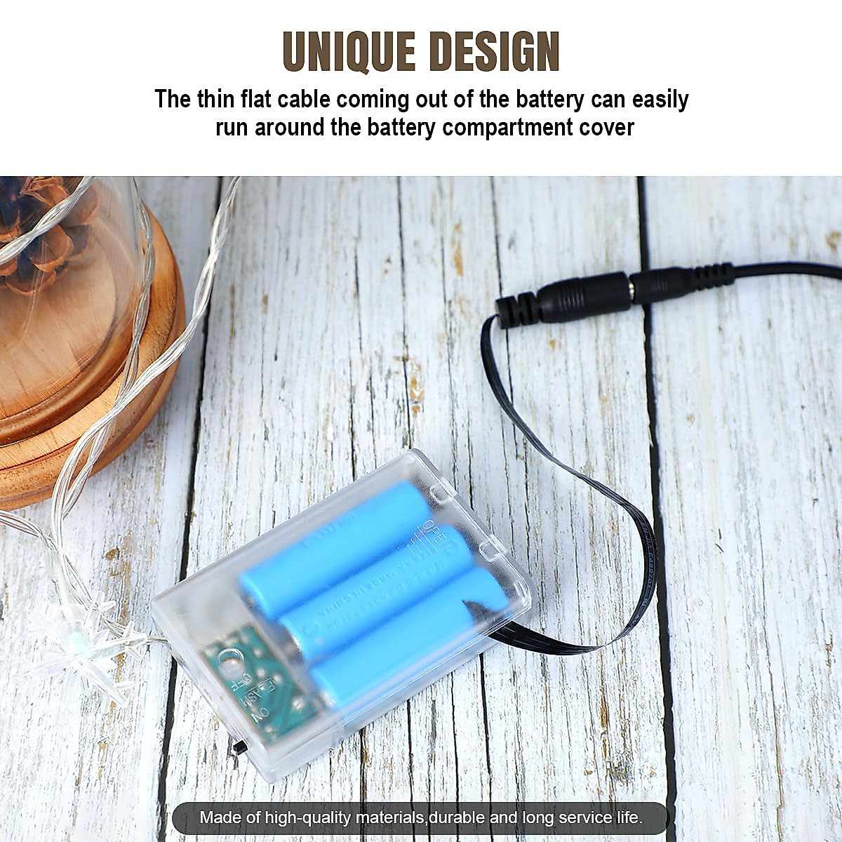 Lenink 1 to 3 AC Power Supply Adapter Kit with On/Off Switch for AA Battery, Replace 3 AA Battery