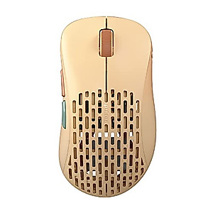 Pulsar Gaming Gears - Xlite V2 Retro Edition Wireless High Performance Super Light and Fast Ergonomic Gaming Mouse 2.4Ghz 1ms 20000 DPI Optical Sensor PAW3370 (Medium, Wireless, Brown)