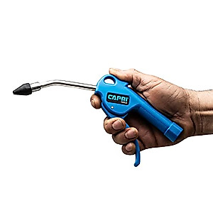 Capri Tools 21072 5-in Air Blow Gun with Rubber Tip, Blue