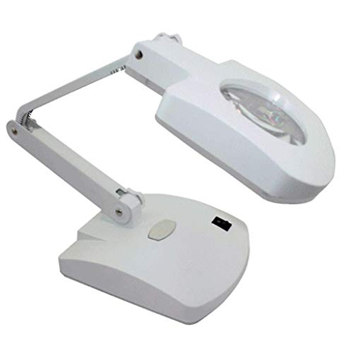 SFMZCM Esktop Magnifier Lamp with Light |Adjustable Arm Magnifier Lamp Light Magnifying Glass Lens Diopter Folding Magnifier