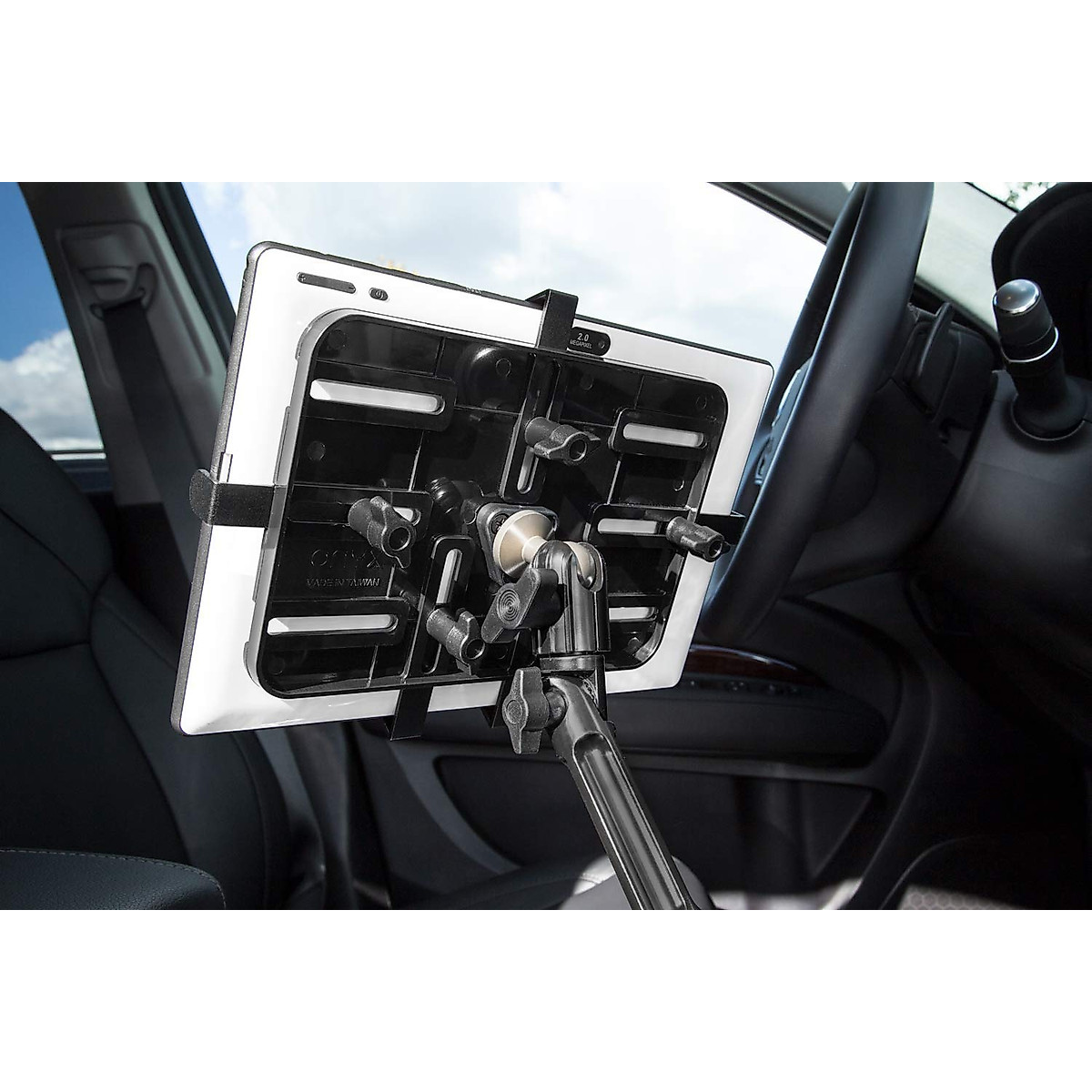 Mount-It! Premium Cup Holder Tablet Mount for Cars - Tablet ELD Mount - Heavy Duty Aluminum Tablet Mount For iPad, Galaxy, & Fire Tablets (MI-7320)