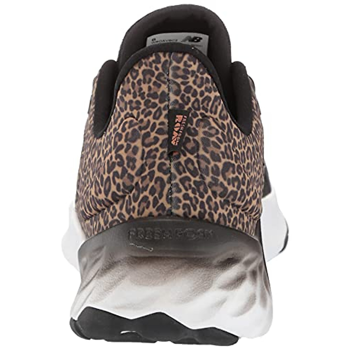 New Balance Women's Fresh Foam Roav V2 Sneaker, Black/White/Copper Metallic, 8