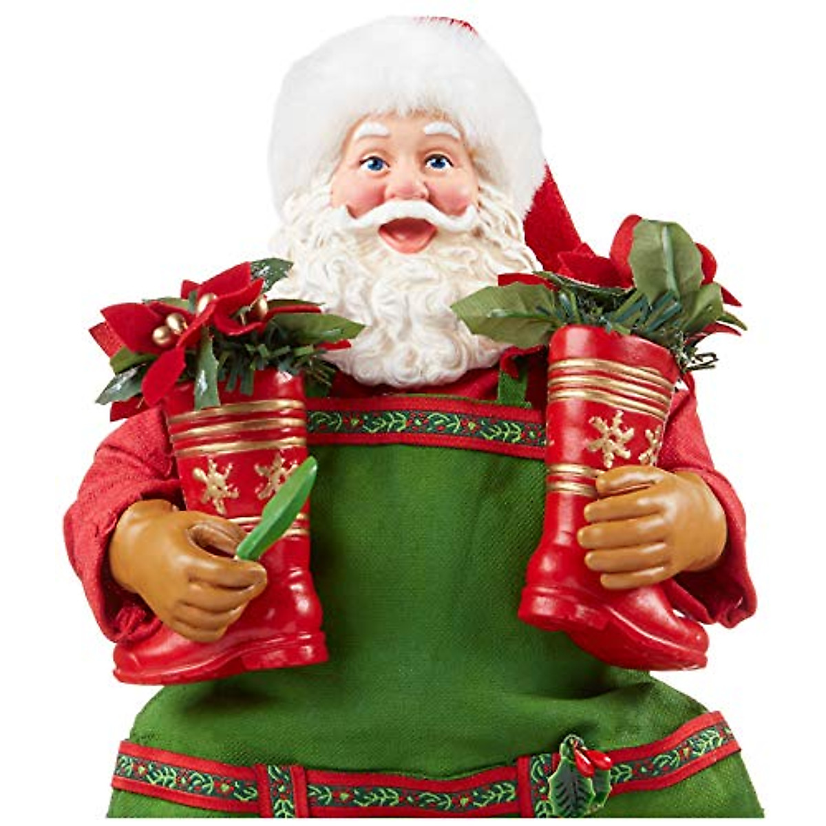 Department 56 Possible Dreams Santa Sports and Leisure Garden Boots Figurine, 10.5 Inch, Multicolor