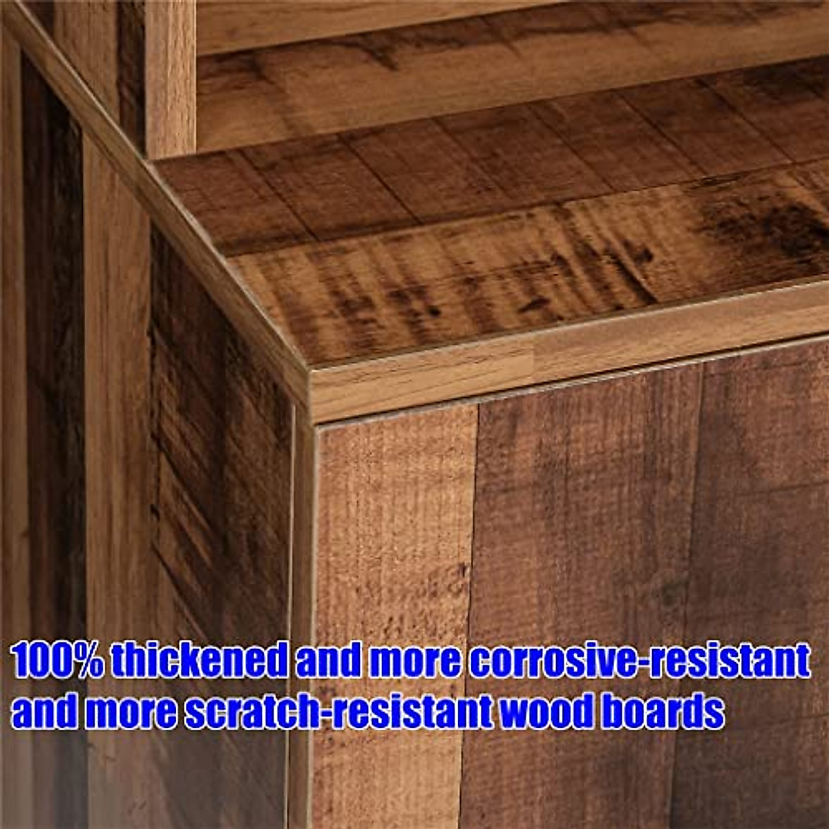 TIHWOALL Upgraded Version and Stronger Kitchen Pantry Cabinet Cupboard for Living Room Bedroom Office with Doors & Shelves & Drawer, Thickened Wooden Freestanding Wardrobe Storage Cabinet (White)