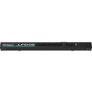 Roland Juno DS-88 Synthesizer Bundle with Sustain Pedal, Adjustable Stand, Bench, Dust Cover, Austin Bazaar Instructional DVD, Online Piano Classes, and Polishing Cloth