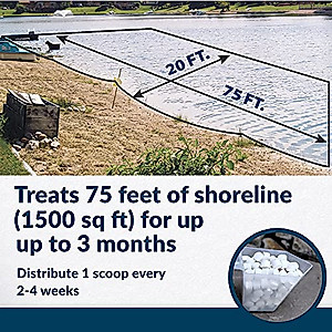 Airmax MuckAway Natural Beneficial Bacteria for Outdoor Ponds & Lakes, Muck, Sludge & Noxious Odor Solution, Easy to use Enzyme Tablets, Cleaner Beach & Shoreline, Fish, Pet & Wildlife Safe, 8 Scoops