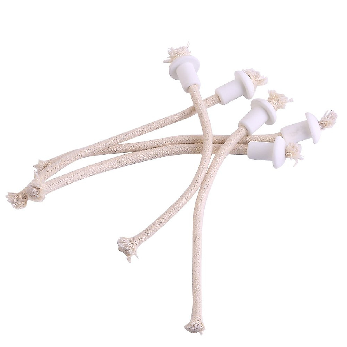 7 Pcs Oil Lamp Wick - Delaman Alcohol Lamp Wick Replacement Vintage Kerosene Lamp Wick Ceramic Lamp Accessories Oil Candle Lamp for Ceramic Heat,Experimentation and Lighting 7.2in