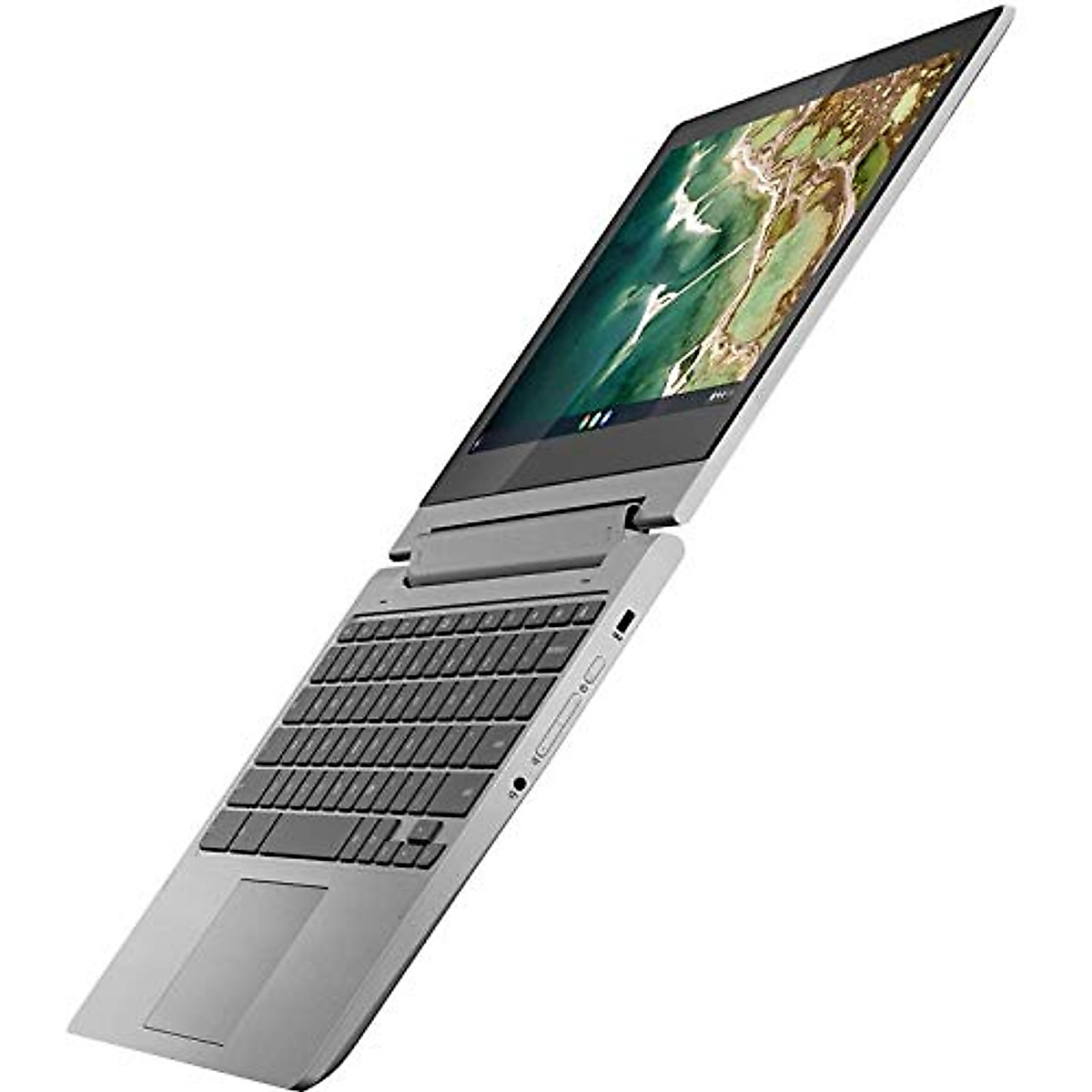 Lenovo Chromebook Flex 3 2-in-1 Laptop 11.6" HD IPS Touchscreen MediaTek Quad-Core MT8173C Processors 4GB RAM 32GB eMMC + 256GB SD Card USB-C HDMI Dolby ChromeOS Grey + HDMI Cable