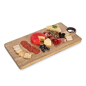 PICNIC TIME Disney Mickey Mouse Serving Board, Serving Plank, Charcuterie Board, (Mango Wood), 19.1 x 9 x 0.8