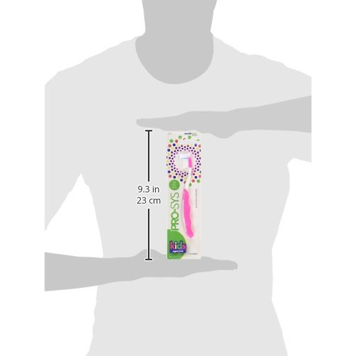 PRO-SYS® Kids Toothbrush (Colorful 4-Pack) - Made with Soft Dupont® bristles (Ages 2-5 for Toddlers and Young Children)