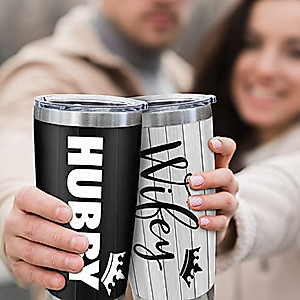 Vutieso Gifts For Wife, Wife Birthday Gifts, Wife Gifts, Anniversary Romantic Gift For Wife, Wifey Gifts, Gifts For Wife From Husband, Couples Gifts For Wife Coffee Tumbler 20oz, Funny Gift For Her