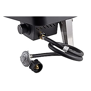 Outdoor Pizza Oven Gas Pizza Oven Portable Outside Ovens - Foldable Feet with Propane Gas Regulator and Hose, Pizza Peel, Stone. 12'' Pizza Maker for Outdoor Cooking