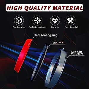 Sealing Ring for Dyson V11 Dust Bin, Dust Bin Top Fixed Seal for Dyson V15 SV14 SV15 SV22 Vacuum Cleaner, Gasket Replacement Parts for Dyson Dirt Cup, Rubber Seal for Dyson Dust Bin Accessories