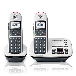 Motorola CD5012 CD5 Series Digital Cordless Telephone with Answering Machine (2 Handsets)