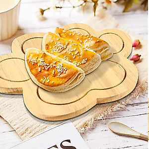 2 Pcs Paw Decorative Cutting Board Wood Serving Board Paw Shaped Wooden Cutting Board Dog Paw Wood Board Wood Charcuterie Boards Decorative Wood Tray for Home Kitchen Decor