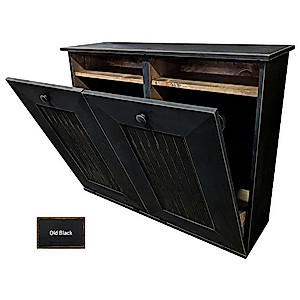 Sawdust City Wood Trash Recycle Combo (Old Black)