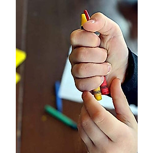 CrayonKing 25 Sets of 4-Packs in Cello (100 total bulk Crayons) Restaurants, Party Favors, Birthdays, School Teachers & Kids Coloring Non-Toxic Crayons