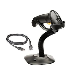 Square Stand, Square Register, Square Terminal Compatible Barcode Scanner | Zebra (Symbol) LS2208 Barcode Scanner with Hands-Free Stand and USB Cable (Renewed)