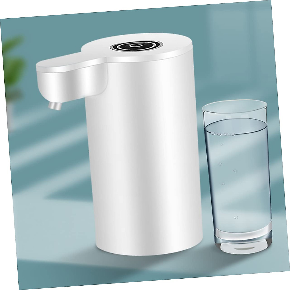 Uonlytech 2 Sets Barreled Water Pump Water Bottle Pump Dispenser Water Pump for 5 Gallon Bottle Water Jug Pump Electric Water Charging Drinking Water Dispenser Hydraulic Pump Pp USB White