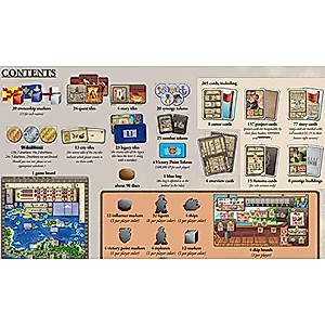 Capstone Games: Maracaibo, Big Box Strategy Board Game, Unique Story Mode Feature, A Nondestructive Legacy-Like Experience, 1 to 4 Players, Ages 12 and Up