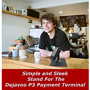 DCCSTANDS Dejavoo P3 Low Freestanding Swivel and Tilt Stand with Square Plate