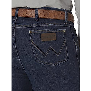 Wrangler mens Premium Performance Cowboy Cut Comfort Wicking Slim Fit Jeans, Midnight Rinse, 40W x 30L US
