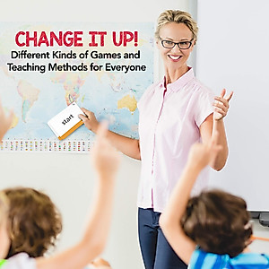 Star Right 600 Sight Word Flash Cards & Flashcard Games Set - 300 Hole Punched Flash Cards - 30 Fun Flashcard Games - 5 Binder Rings - for Ages 3 & Up - Pre-K, Kindergarten, 1st, 2nd, & 3rd Grade