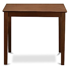 East West Furniture VNT-MAH-T Vernon Square Bar Height Counter Table for Small Spaces, 36x36 Inch, Mahogany